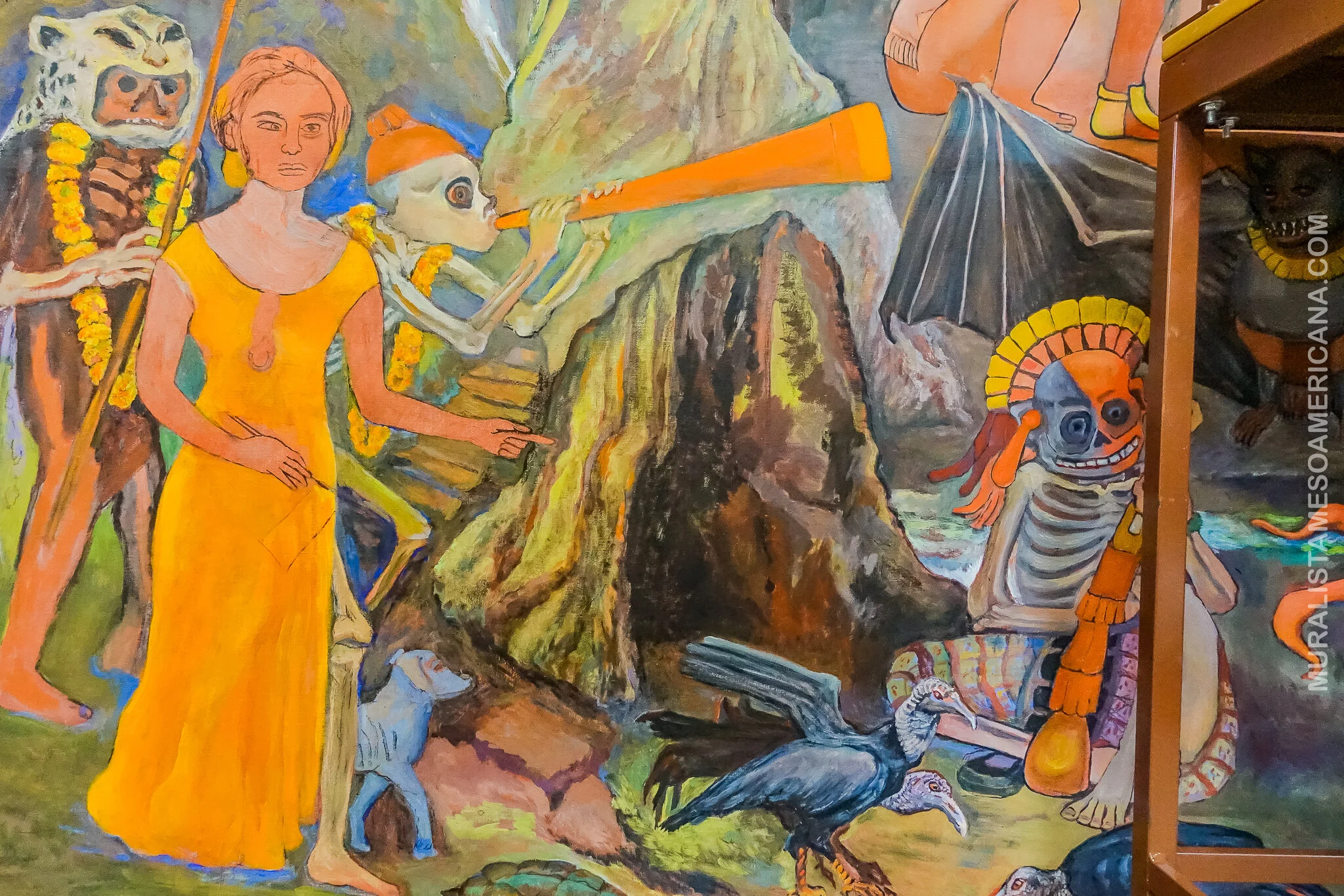 XIBALBA, EL INFRAMUNDO MAYA — Rina Lazo, muralista mesoamericana