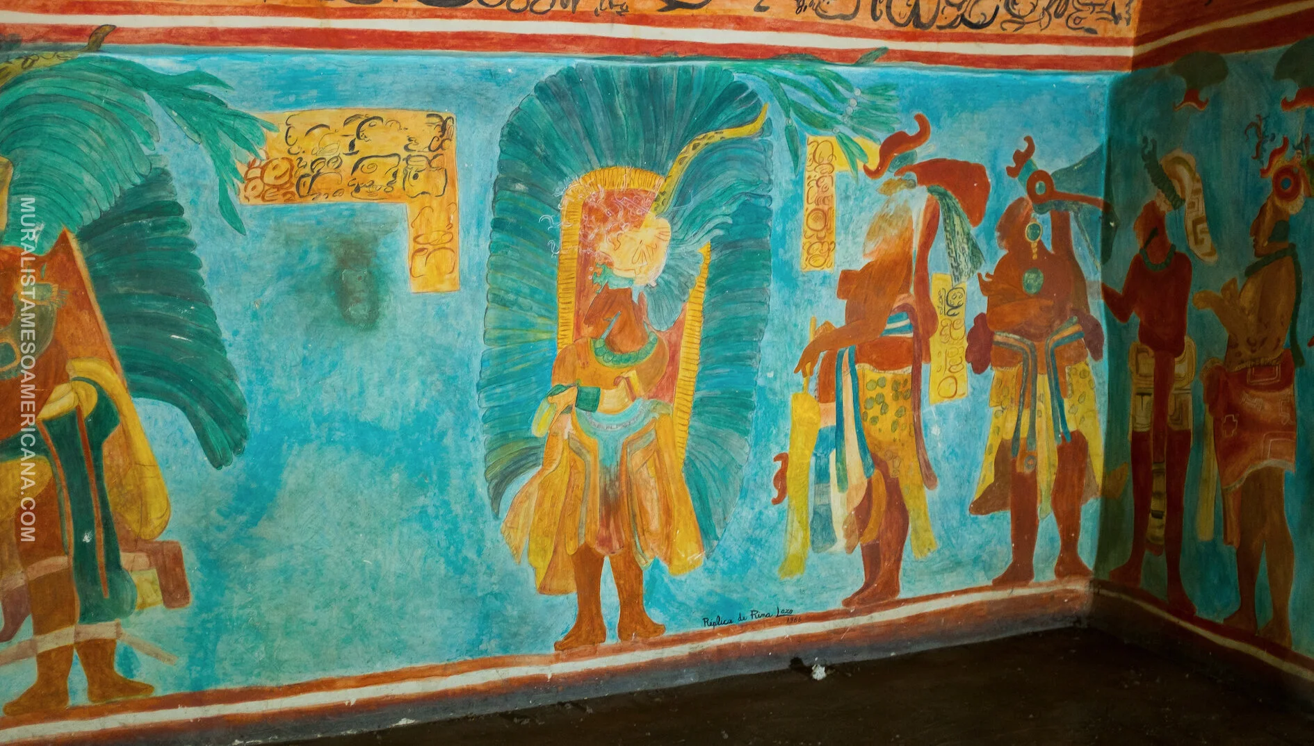 REPLICAS DE BONAMPAK — Rina Lazo, muralista mesoamericana