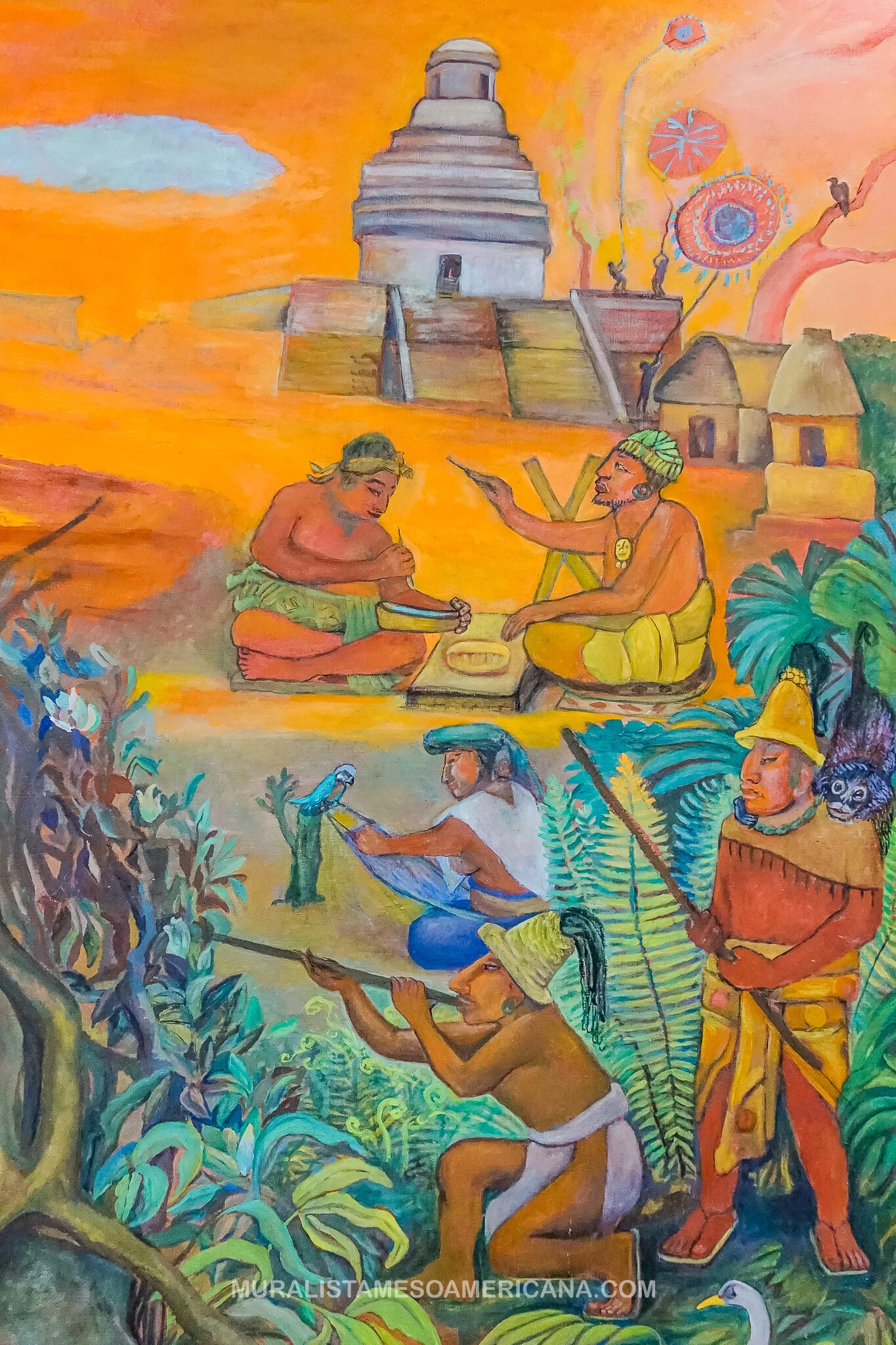 XIBALBA, EL INFRAMUNDO MAYA — Rina Lazo, muralista mesoamericana