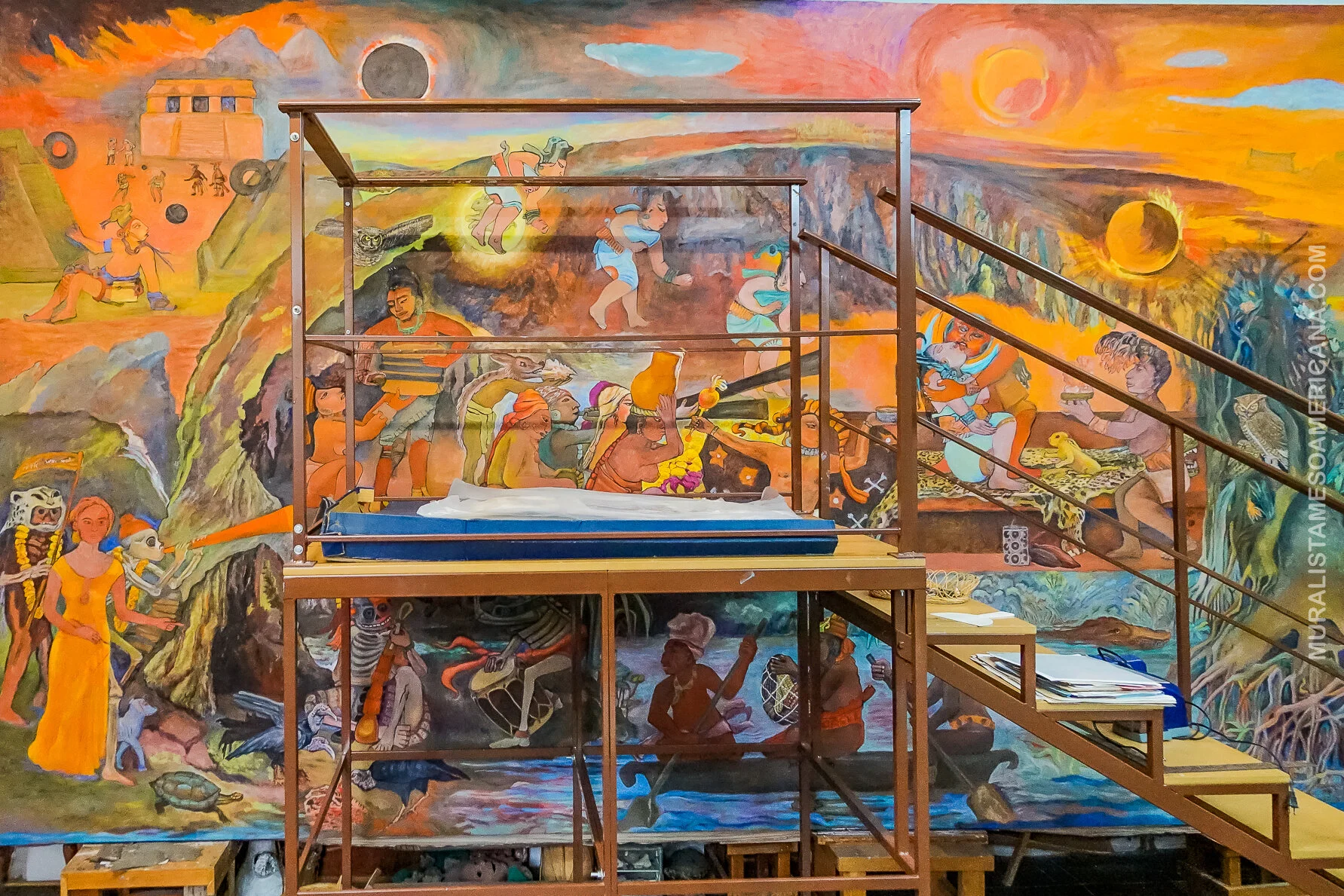 XIBALBA, EL INFRAMUNDO MAYA — Rina Lazo, muralista mesoamericana