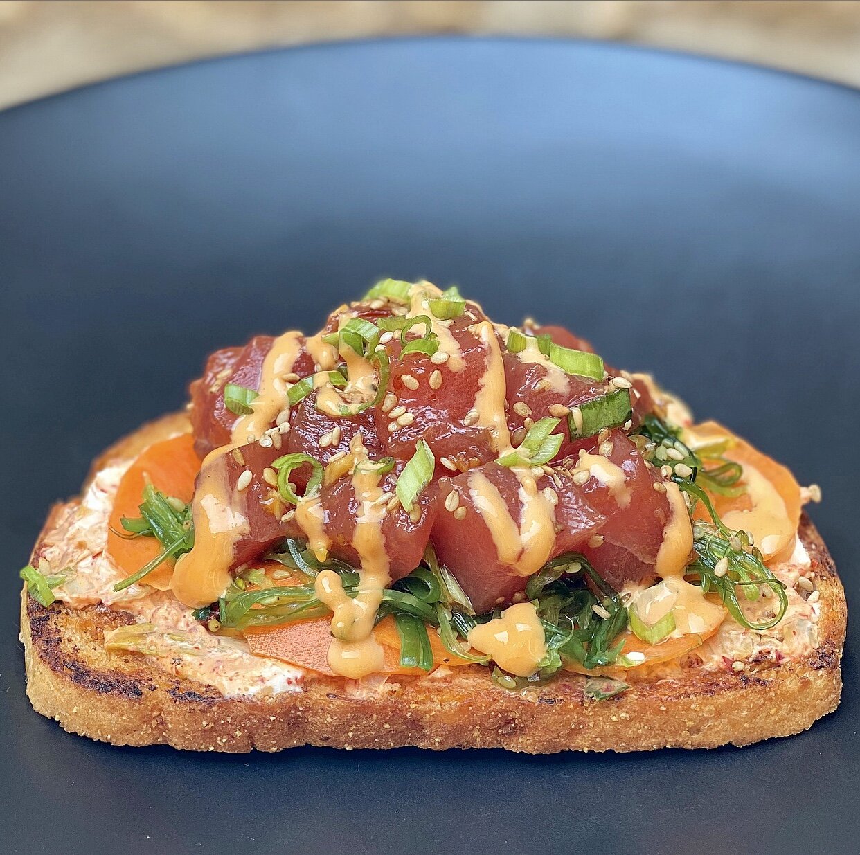 Ahi Tuna Toast — Beets For the Soul