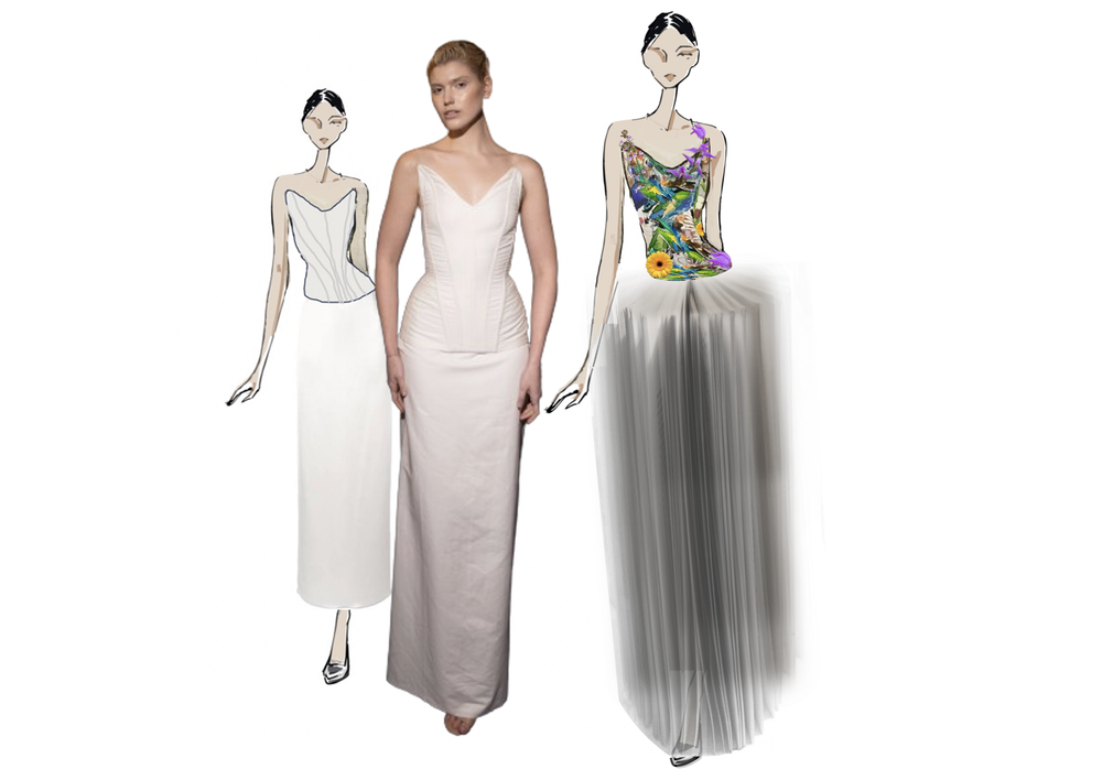 One Dress couture textiles art — Tammam