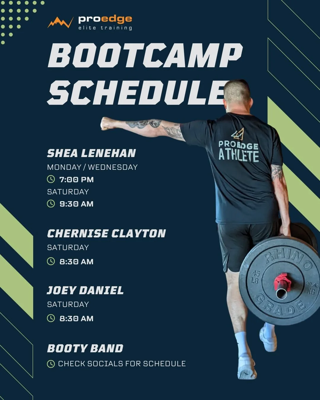 Bootcamp & Class Registration — Proedge Elite Training