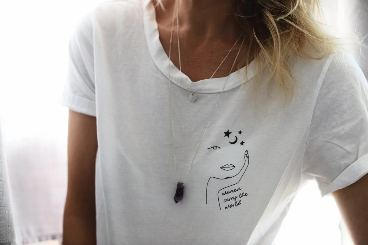 Black rutilated Quartz necklace — Only Through Shadows