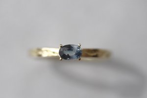 Sapphire Ring, 18ct gold — Only Through Shadows