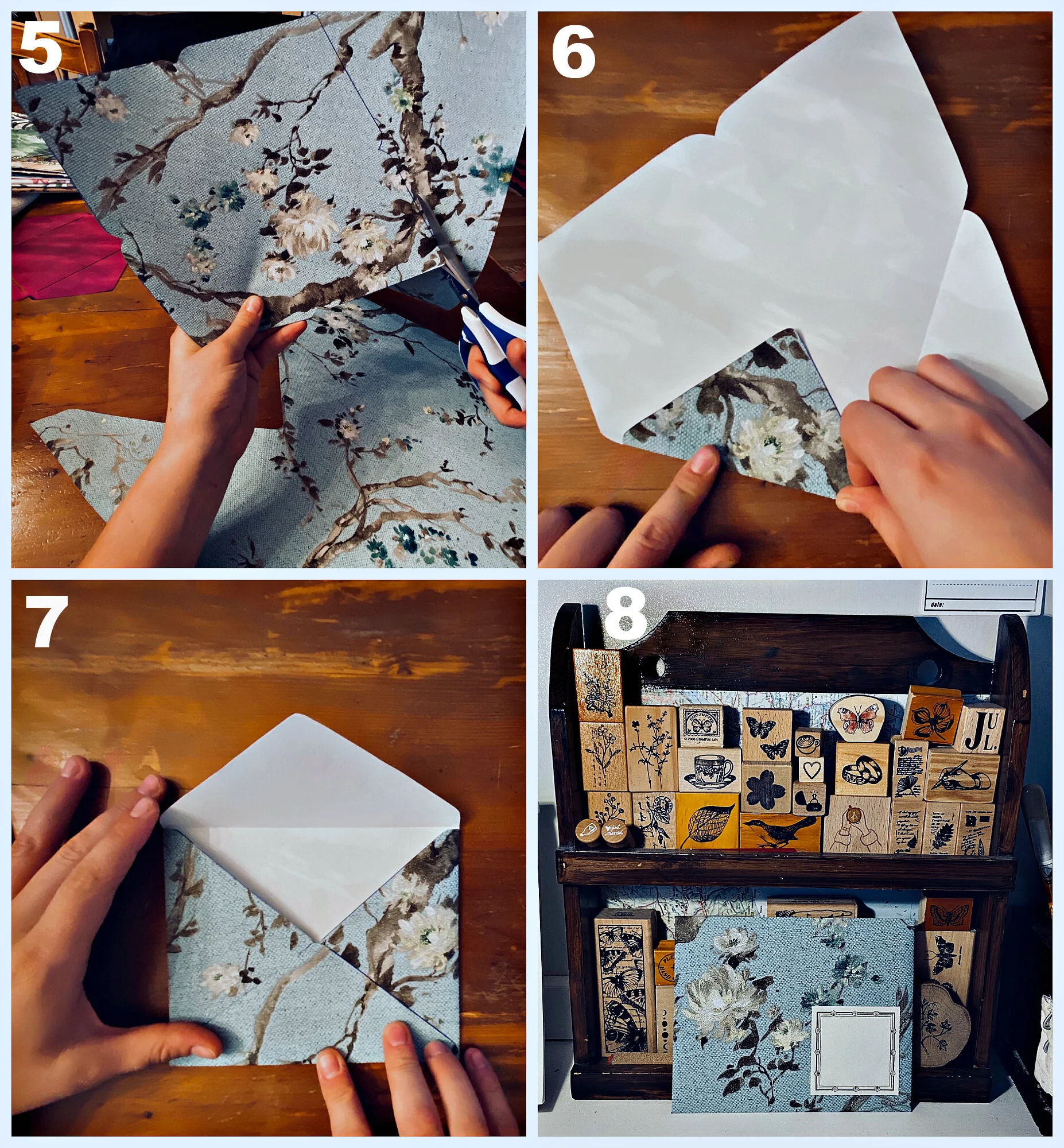 Guest Blogger: Iris: “Upcycling Paper into Envelopes” — Dodges and Daisies