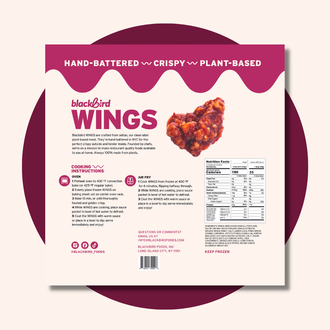 BULK WINGS (4 LBS) — Blackbird Foods