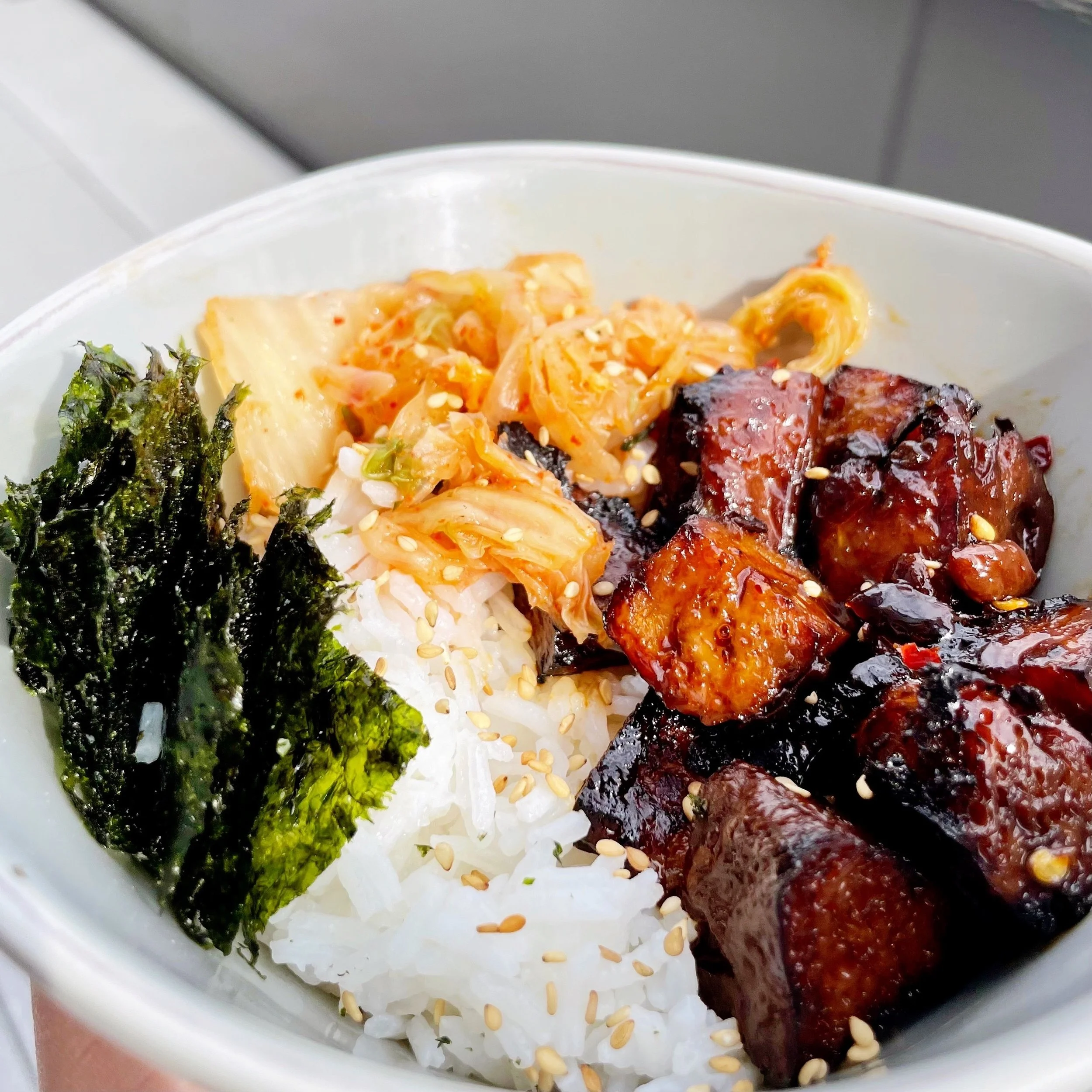 Air Fried Seitan Lunch Bowl — Blackbird Foods
