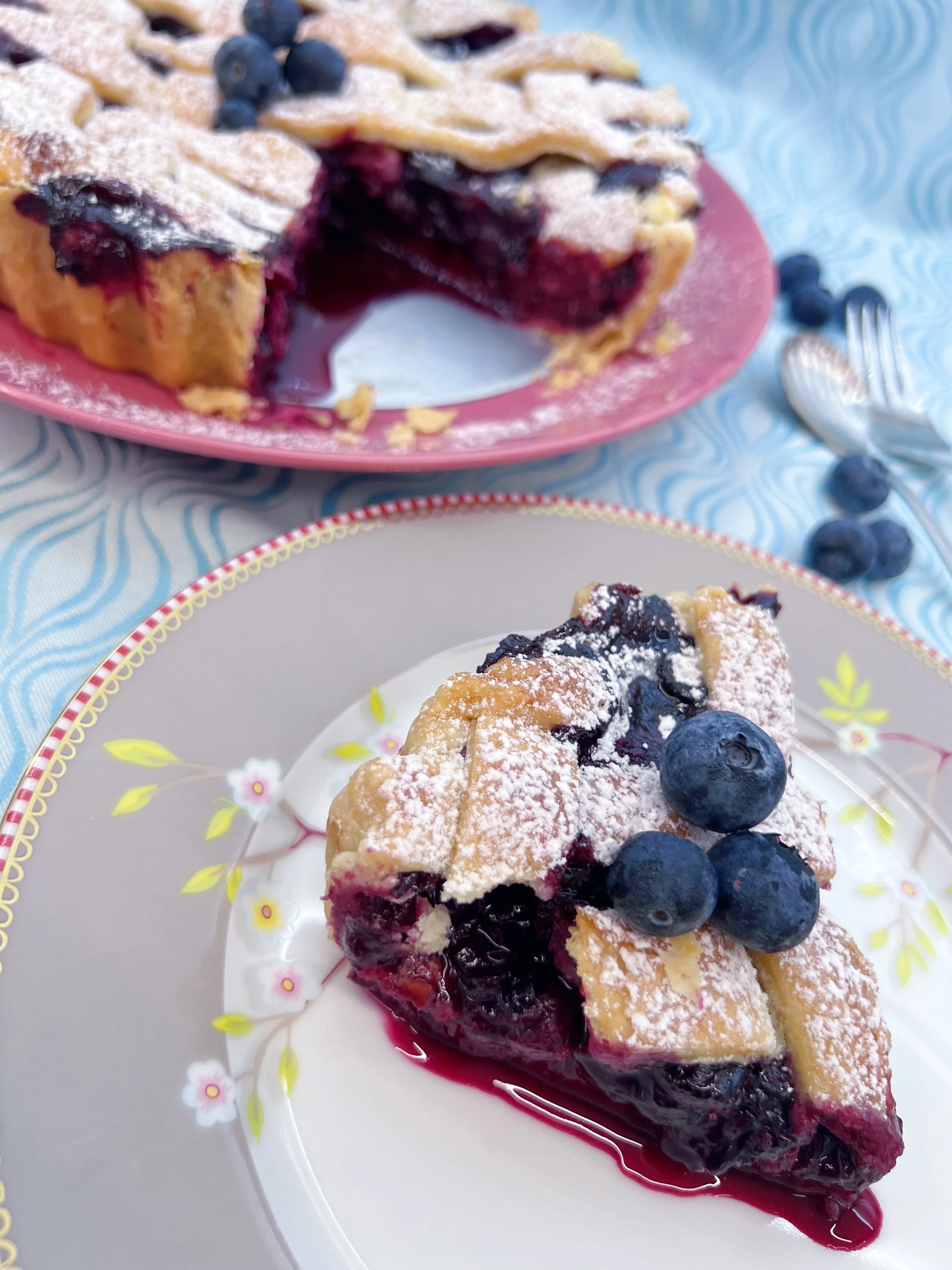 Torta de Blueberry — LiliGlacê