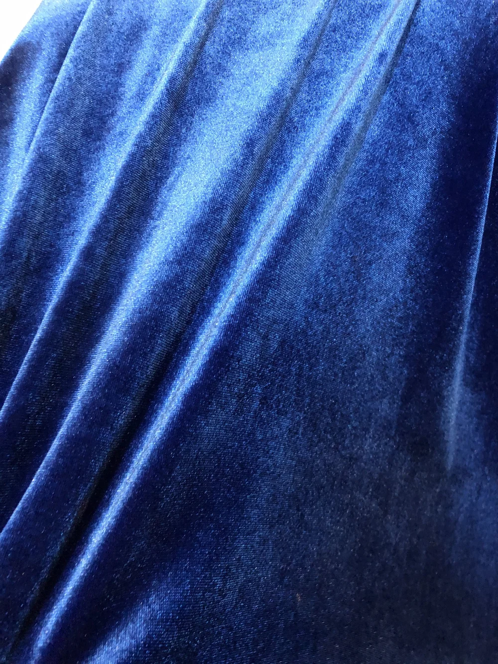 Cobalt Blue Velvet Fabric