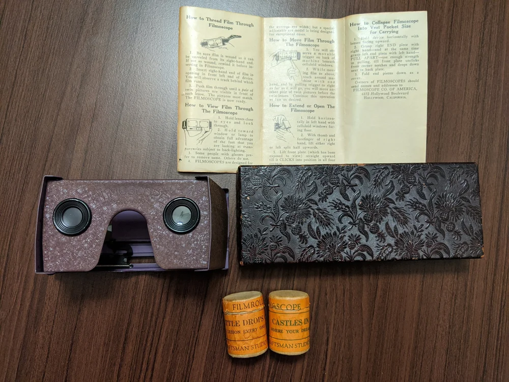 Hollywood Filmoscope Filmstrip Stereo Viewer | 1920s Hollywood, United ...