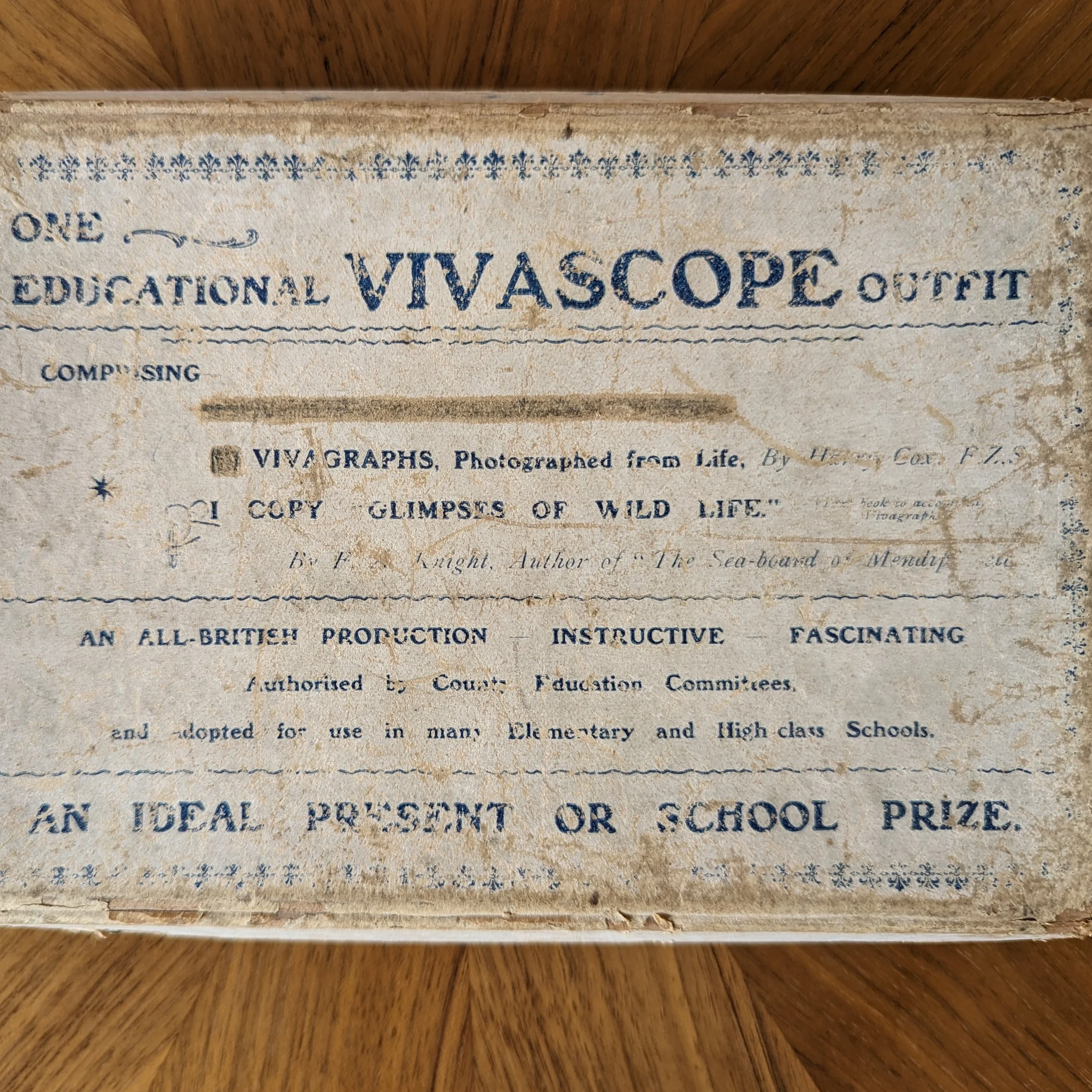 Vivascope Stereoscope | Vivagraphs | Harry Cox, F.Z.S. | 1910s England ...