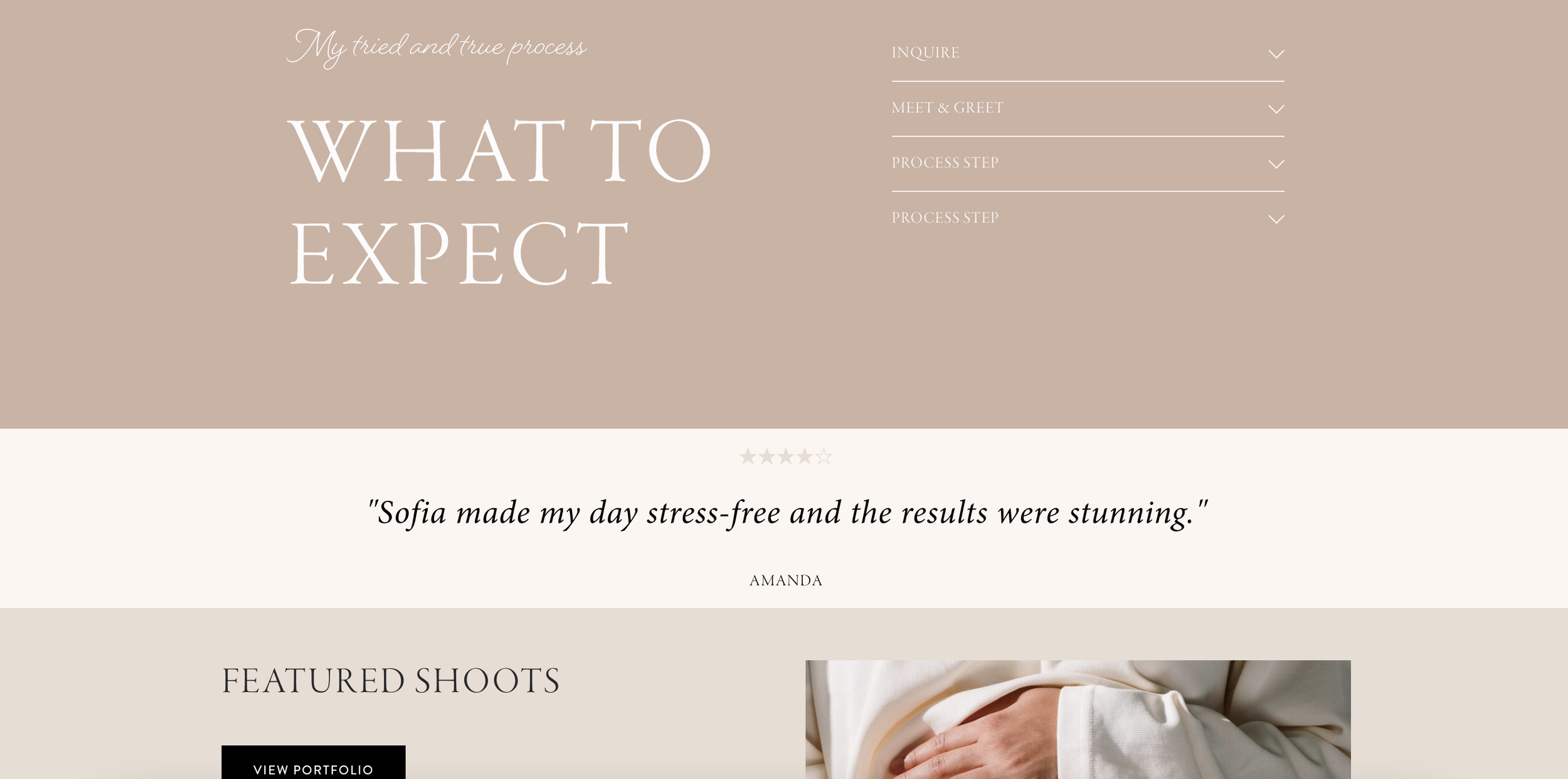 The Sofia 7.1 Squarespace Website Template — Hey Dani Creative - Custom Brand & Website Design ...