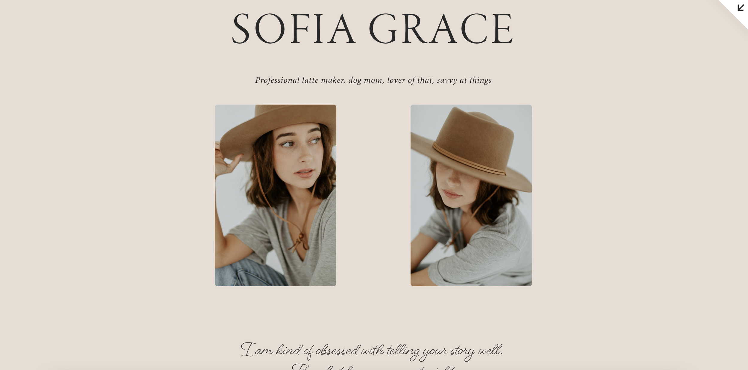 The Sofia 7.1 Squarespace Website Template — Hey Dani Creative - Custom Brand & Website Design ...