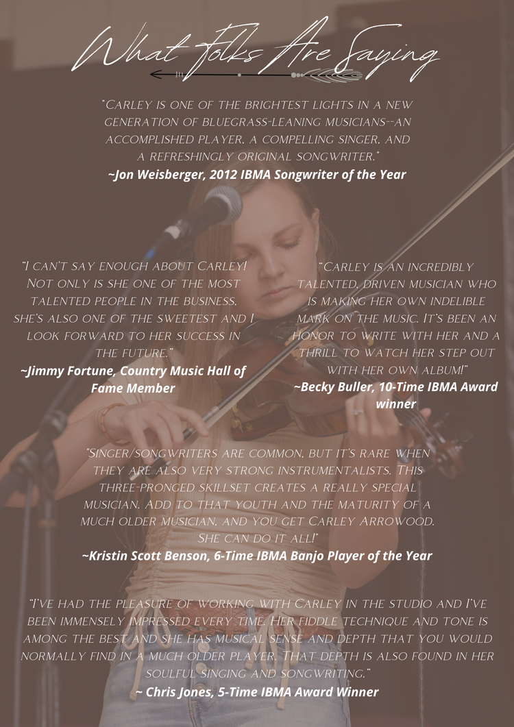 EPK — Carley Arrowood Music