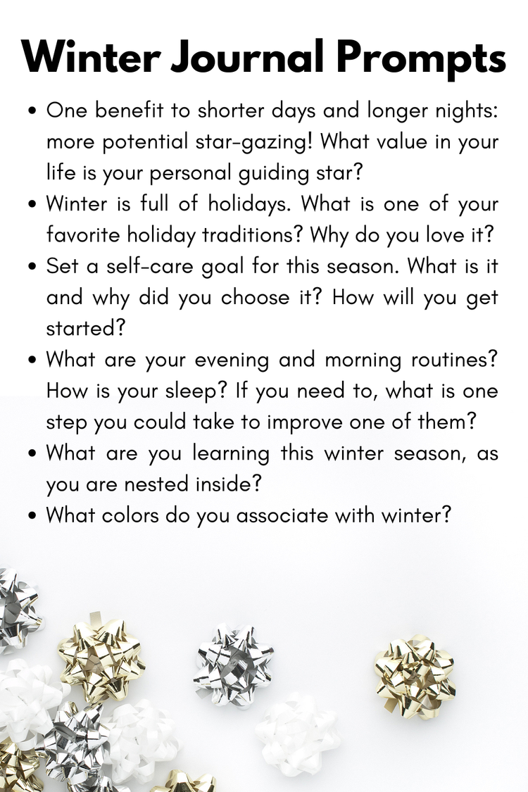 30 Winter Journal Prompts