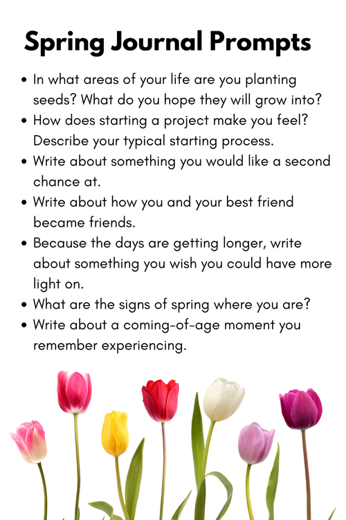 30 Spring Journal Prompts