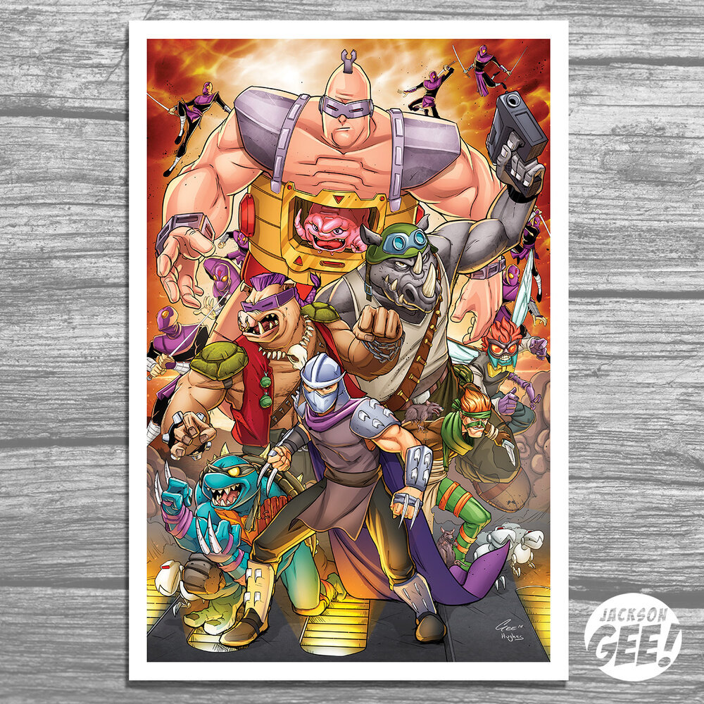 Teenage Mutant Ninja Turtles - Heros Pt 2 — Art of Jackson Gee