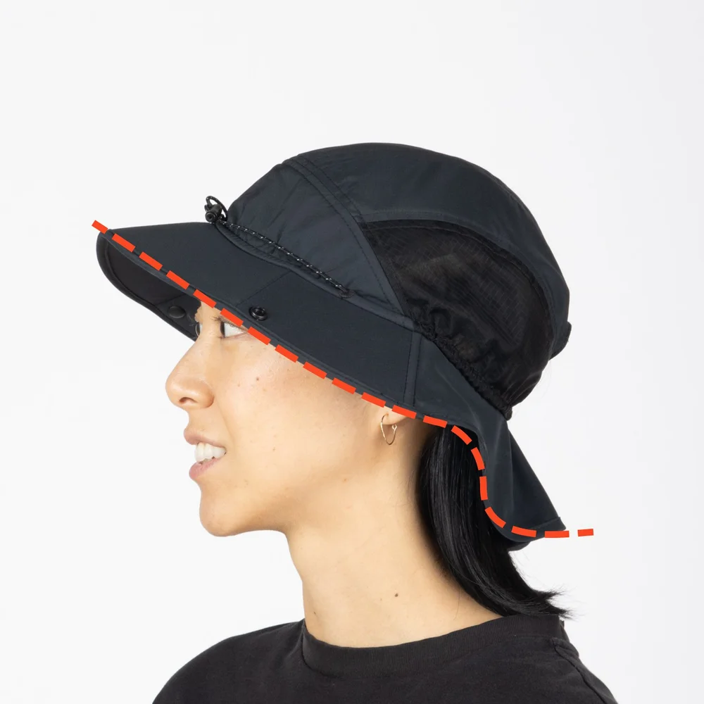 Parapack B-CAP | A cloudweight, packable bucket cap with a multi-use ...