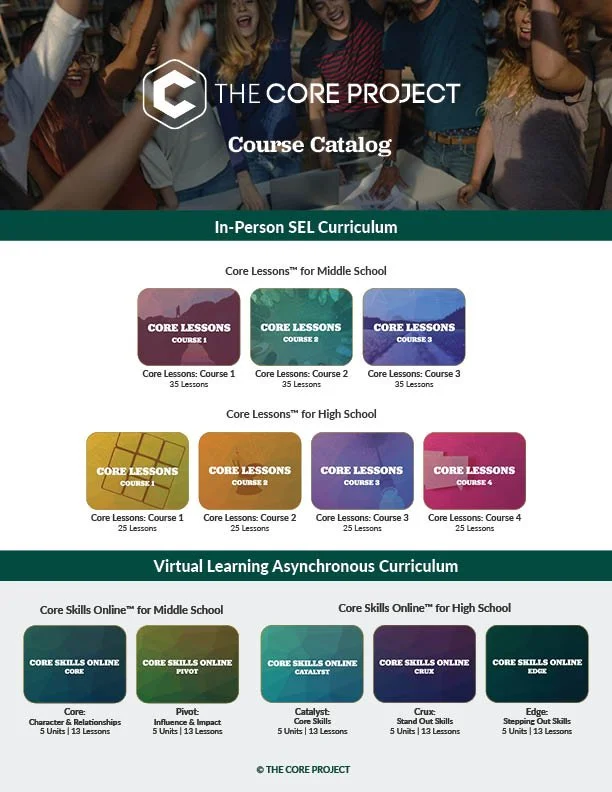 Social Emotional Learning (SEL) Resources — The Core Project