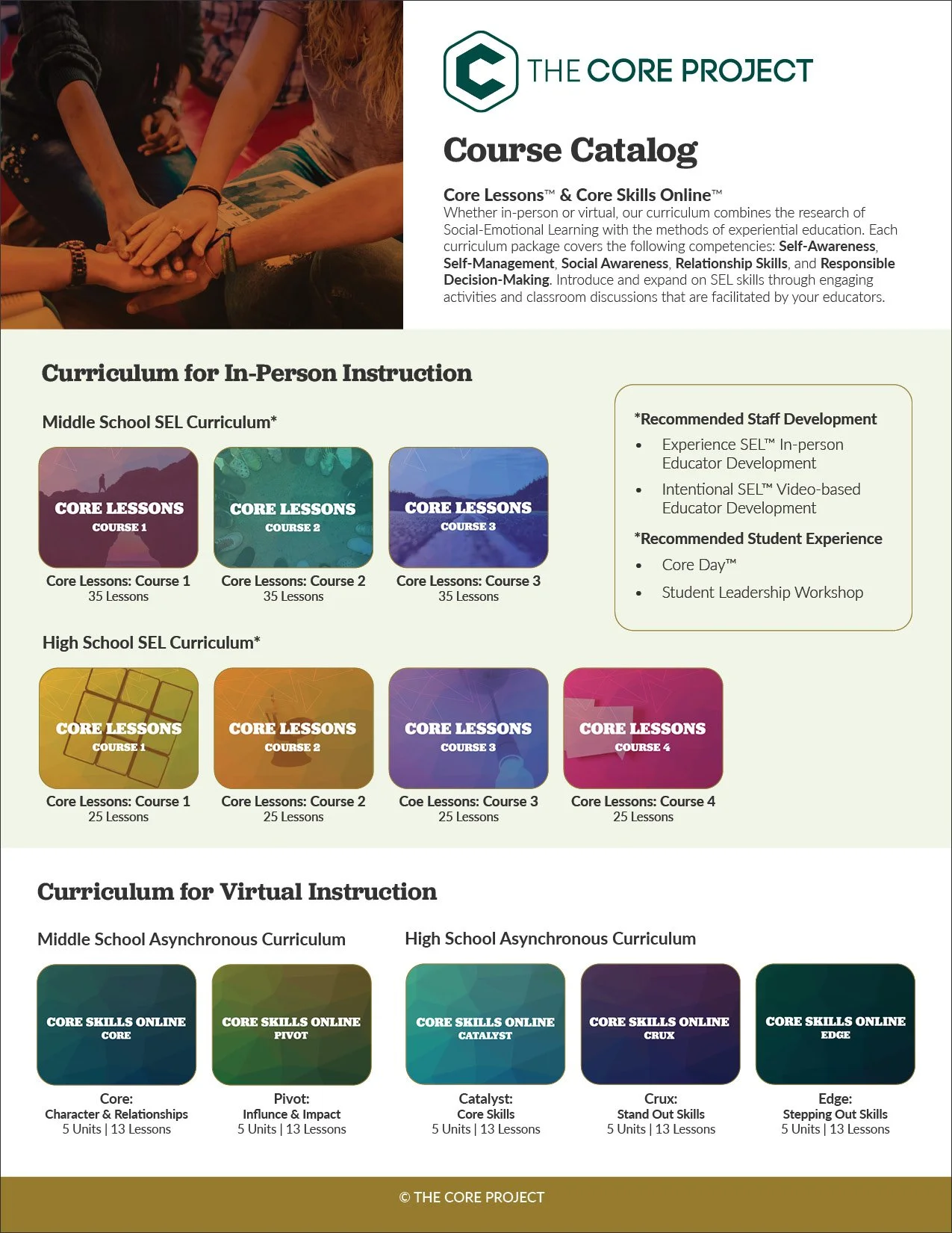 Social Emotional Learning (SEL) Resources — The Core Project