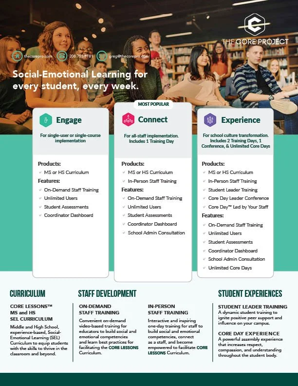 Social Emotional Learning (SEL) Resources — The Core Project