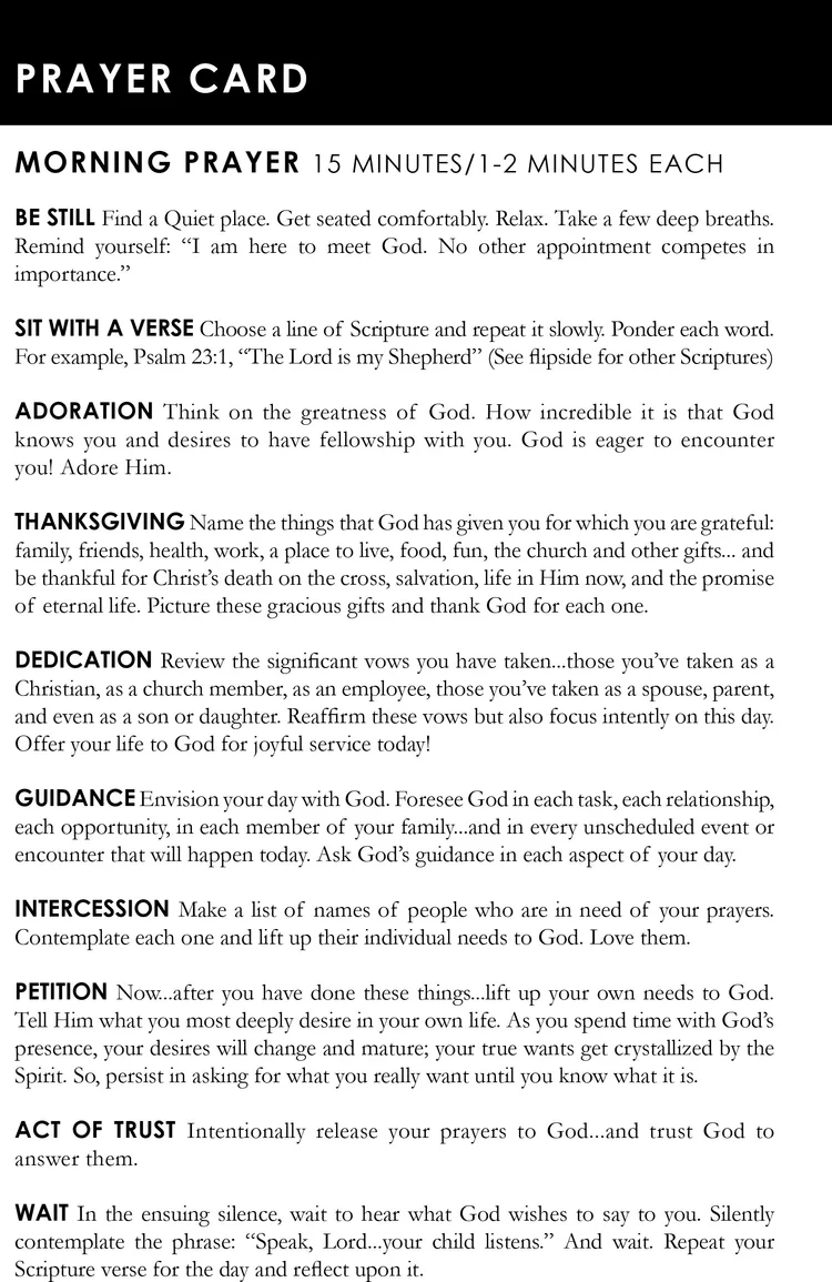 Prayer Card — A COMMUNITY OF GROWING DISCIPLES GROWING DISCIPLES.