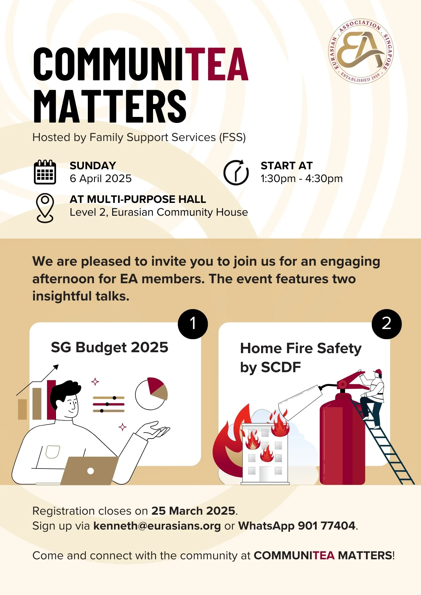 COMMUNITEA MATTERS — Eurasian Association, Singapore