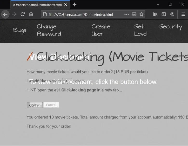 Is Clickjacking Still an Issue? — Raxis