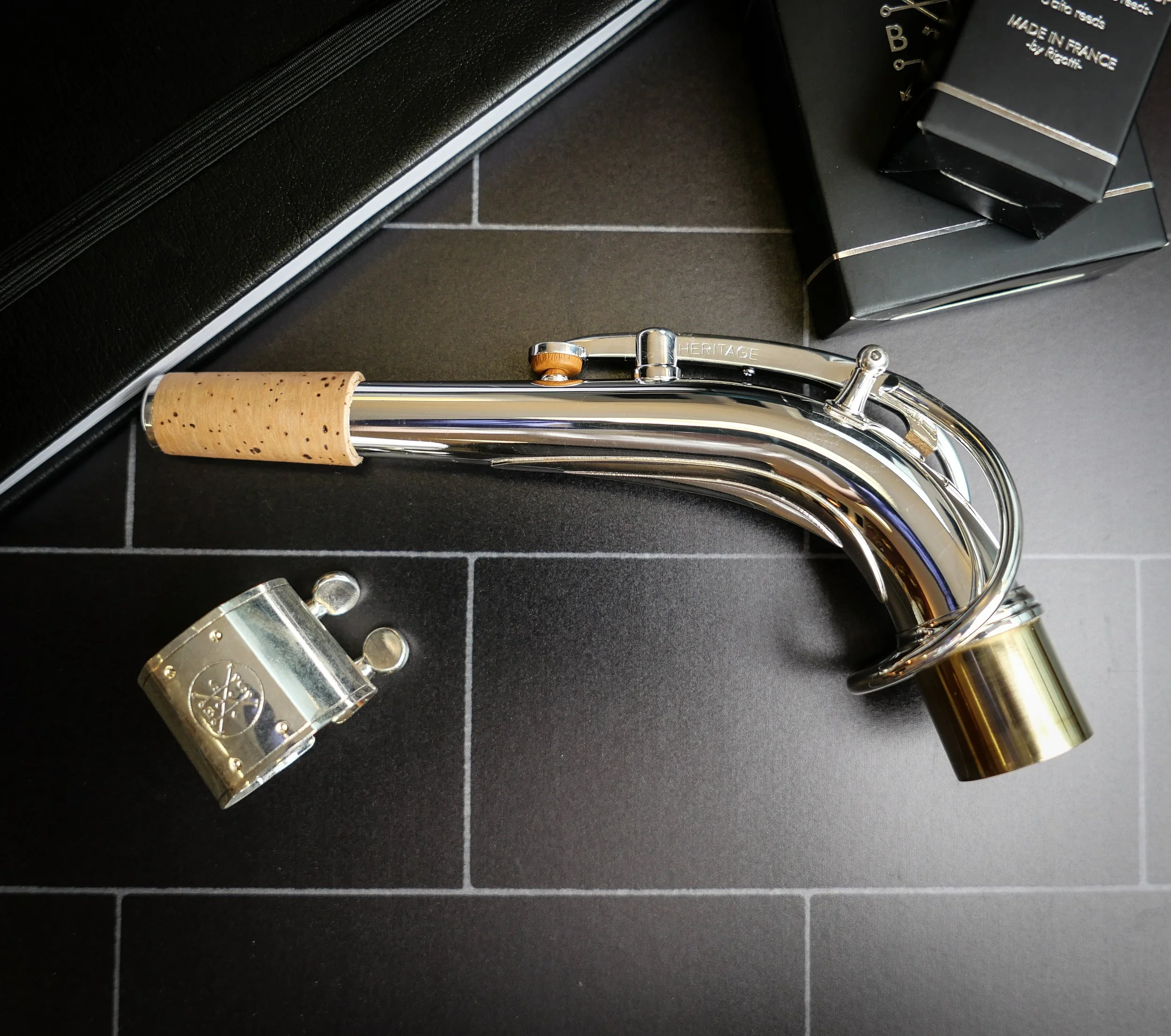 Heritage Tenor Neck - Bare Brass — The Boston Sax Shop
