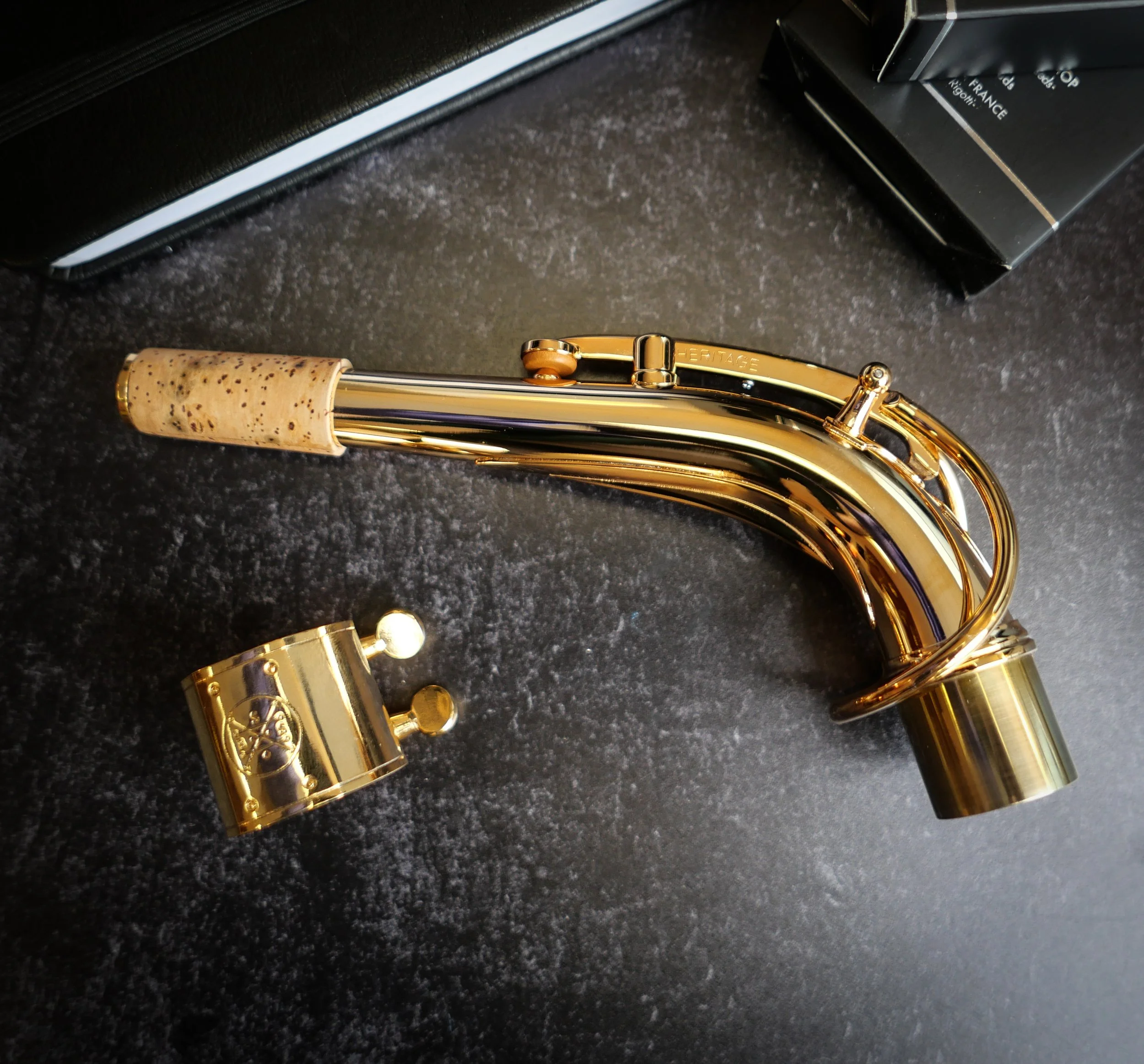 Heritage Tenor Neck - Bare Brass — The Boston Sax Shop