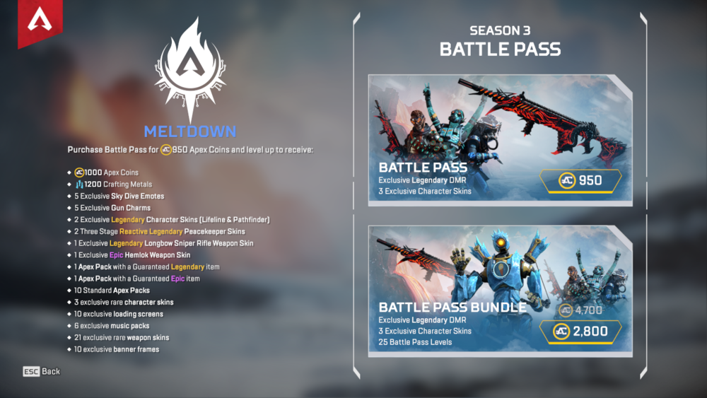 Apex Legends: Season 3 Live, Battle Pass Rewards, and Crypto's ...