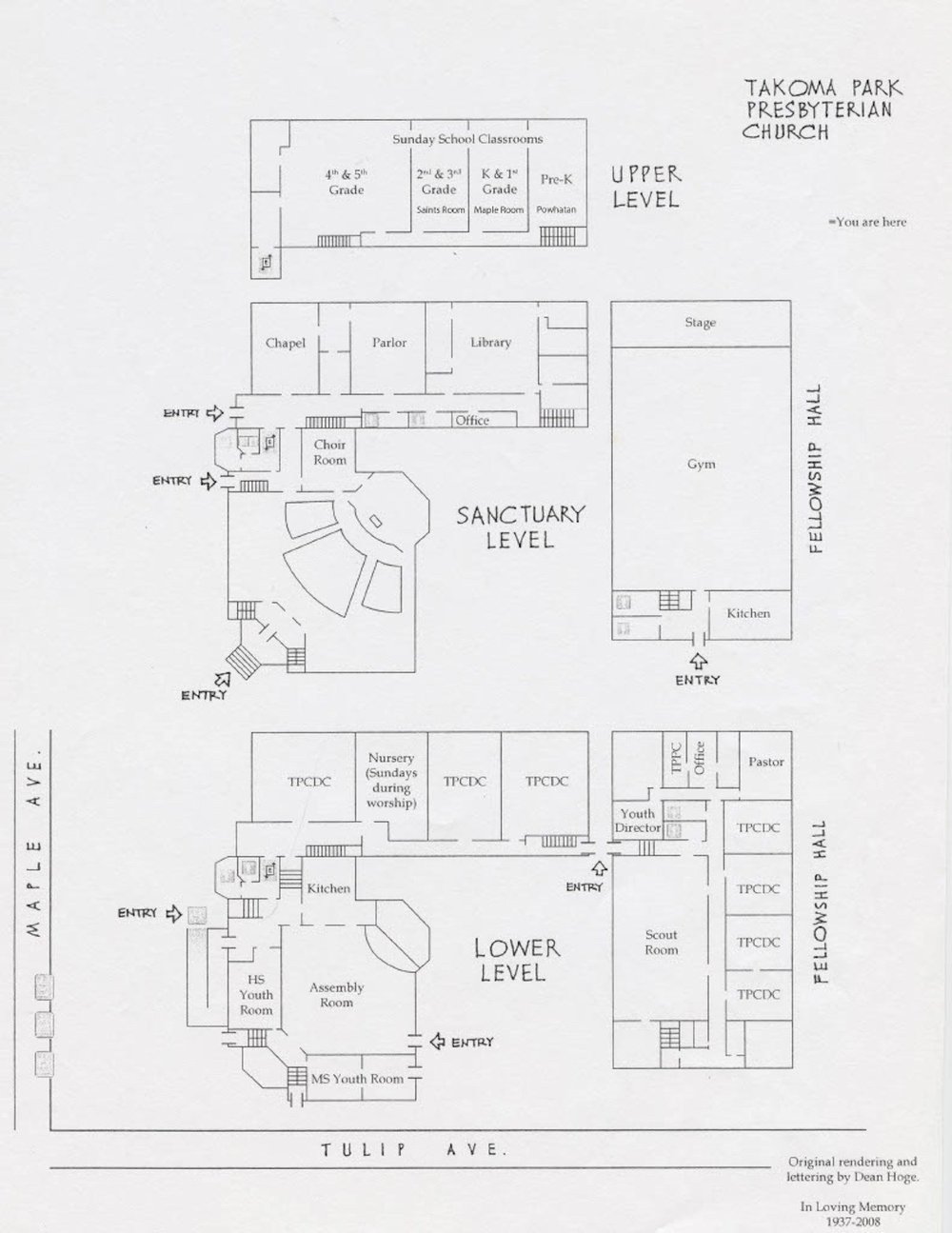 Getting Around TPPC — Takoma Park Presbyterian Church