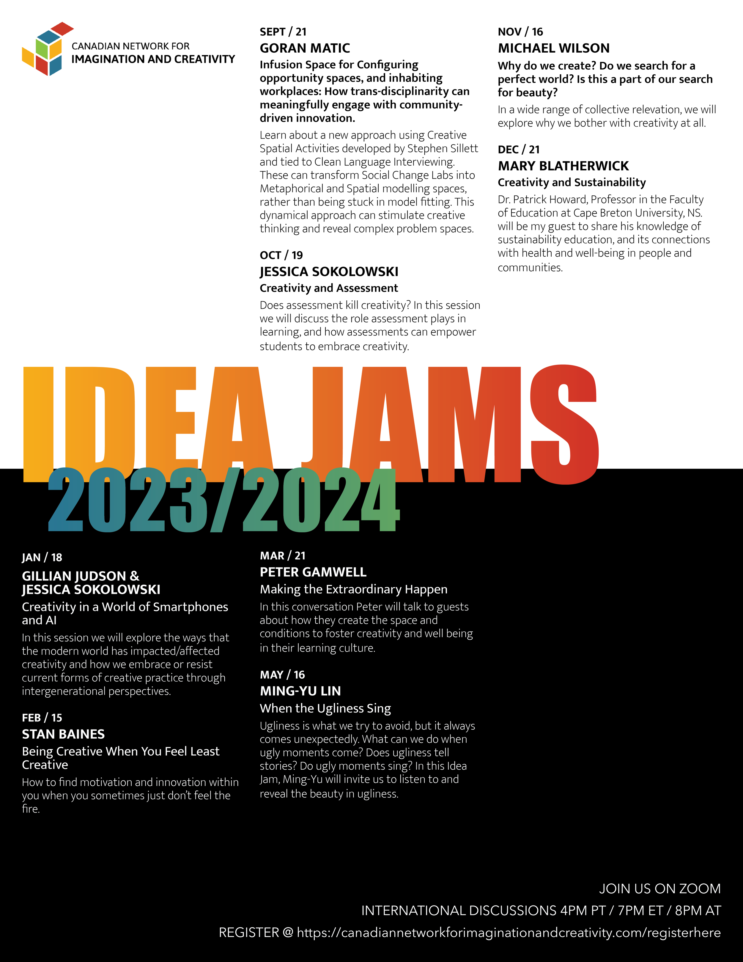 Register Here — Canadian Network for Imagination and Creativity