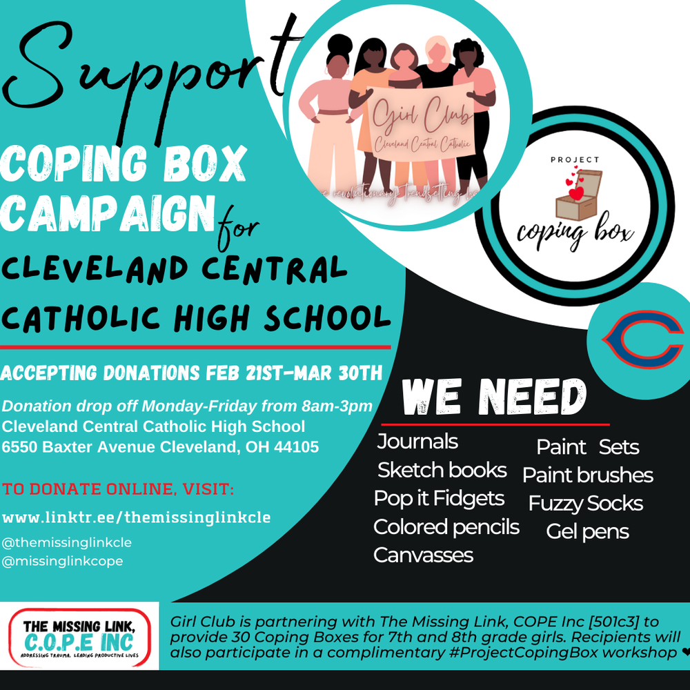 Coping Box Campaigns — The Missing Link, COPE Inc