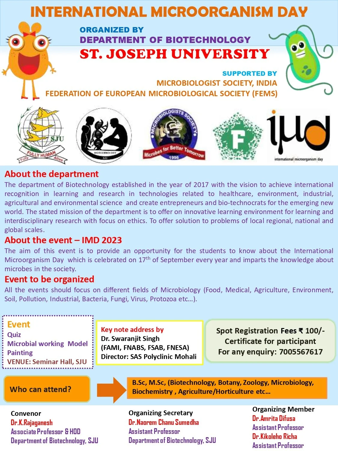 IMD in India — International Microorganism Day