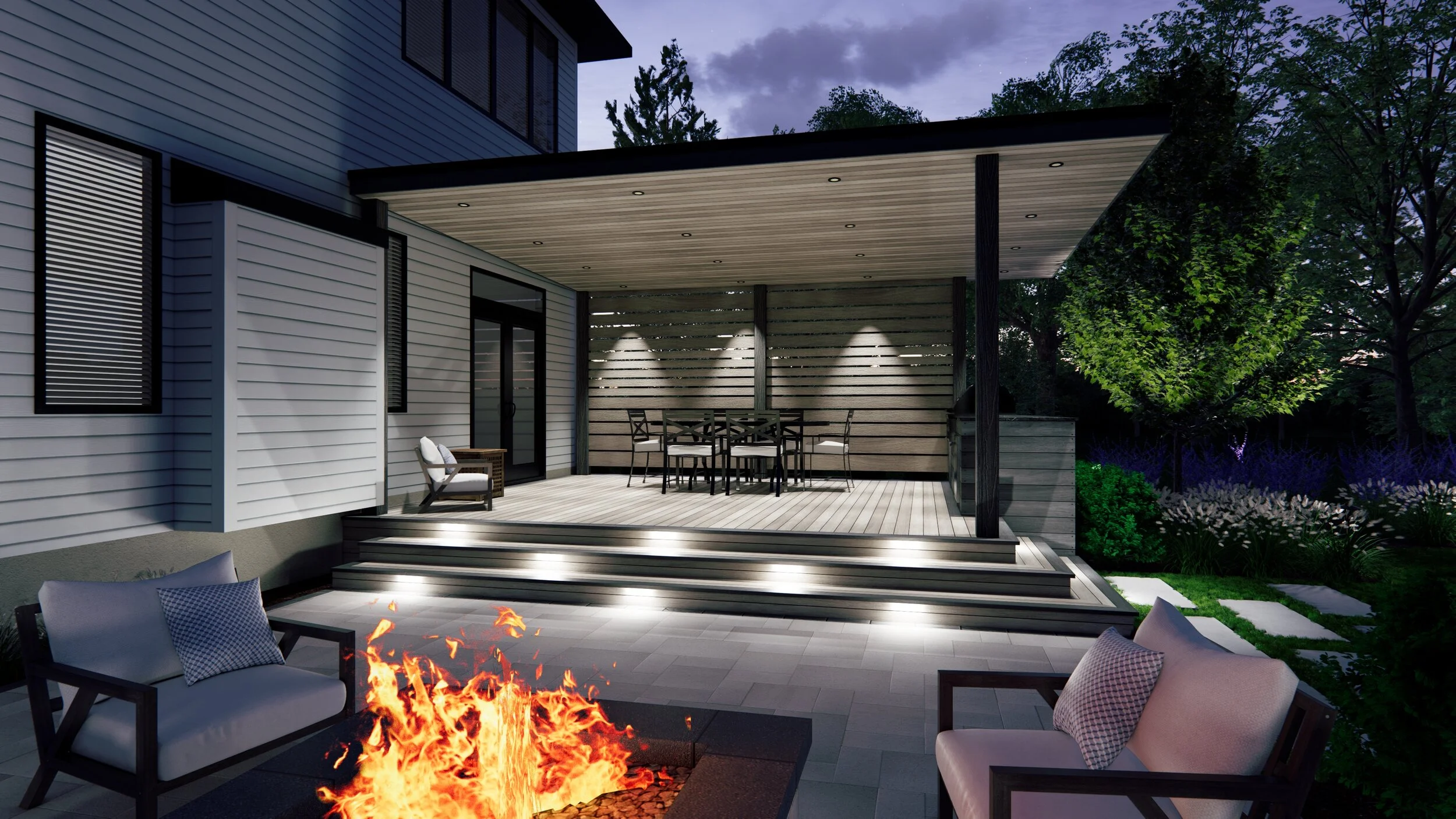 Landscape Design Ottawa - 3D Renderings — Hardscape Ottawa