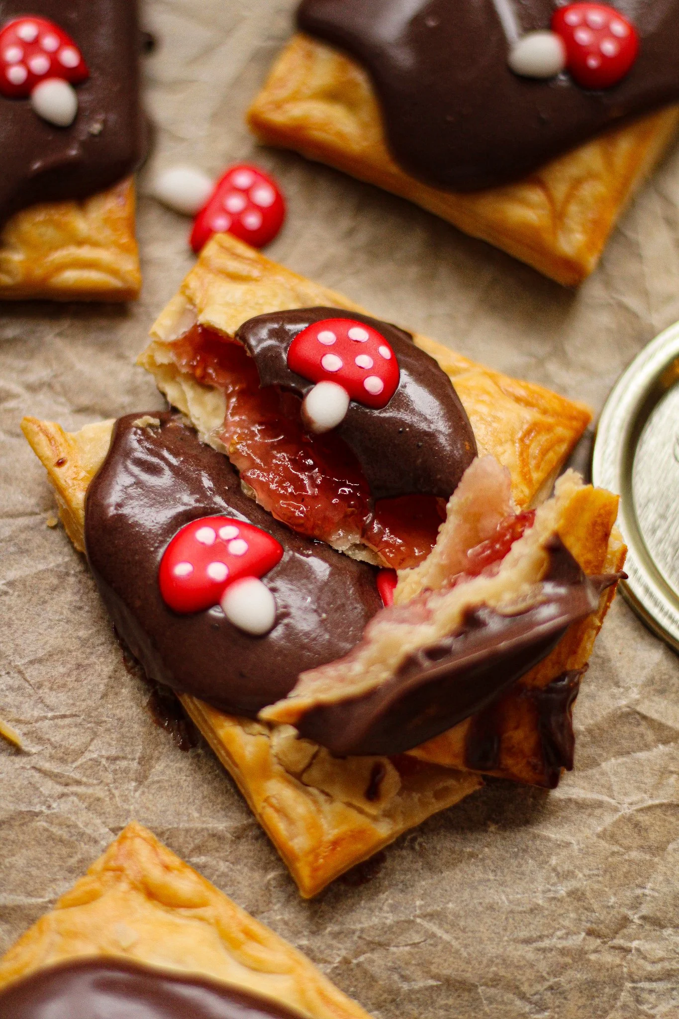 Berry & Chocolate Pastries — Must Love Herbs