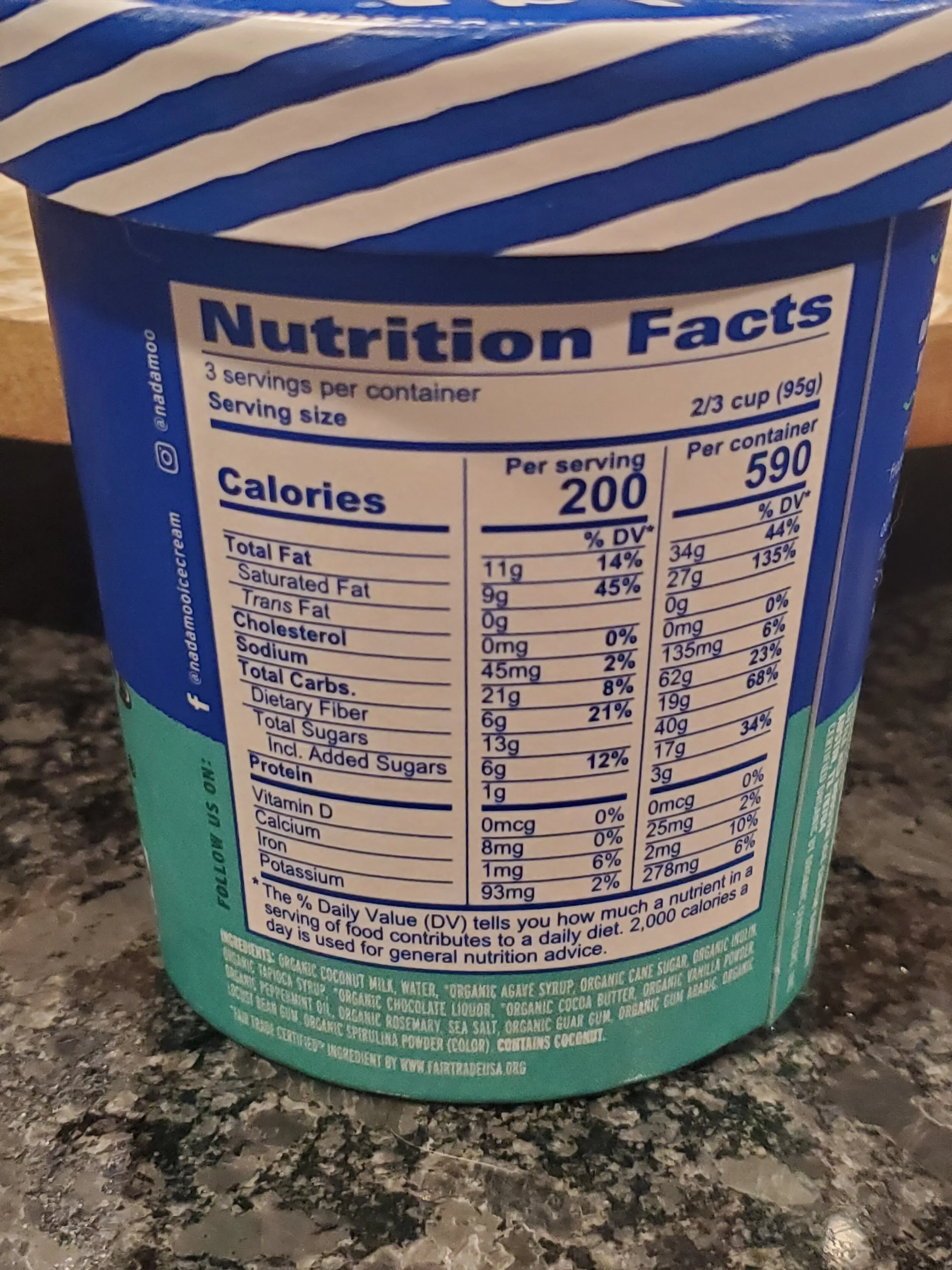 Nada Moo! Organic Mint Chip Dairy-Free Ice Cream Review — Consciously ...