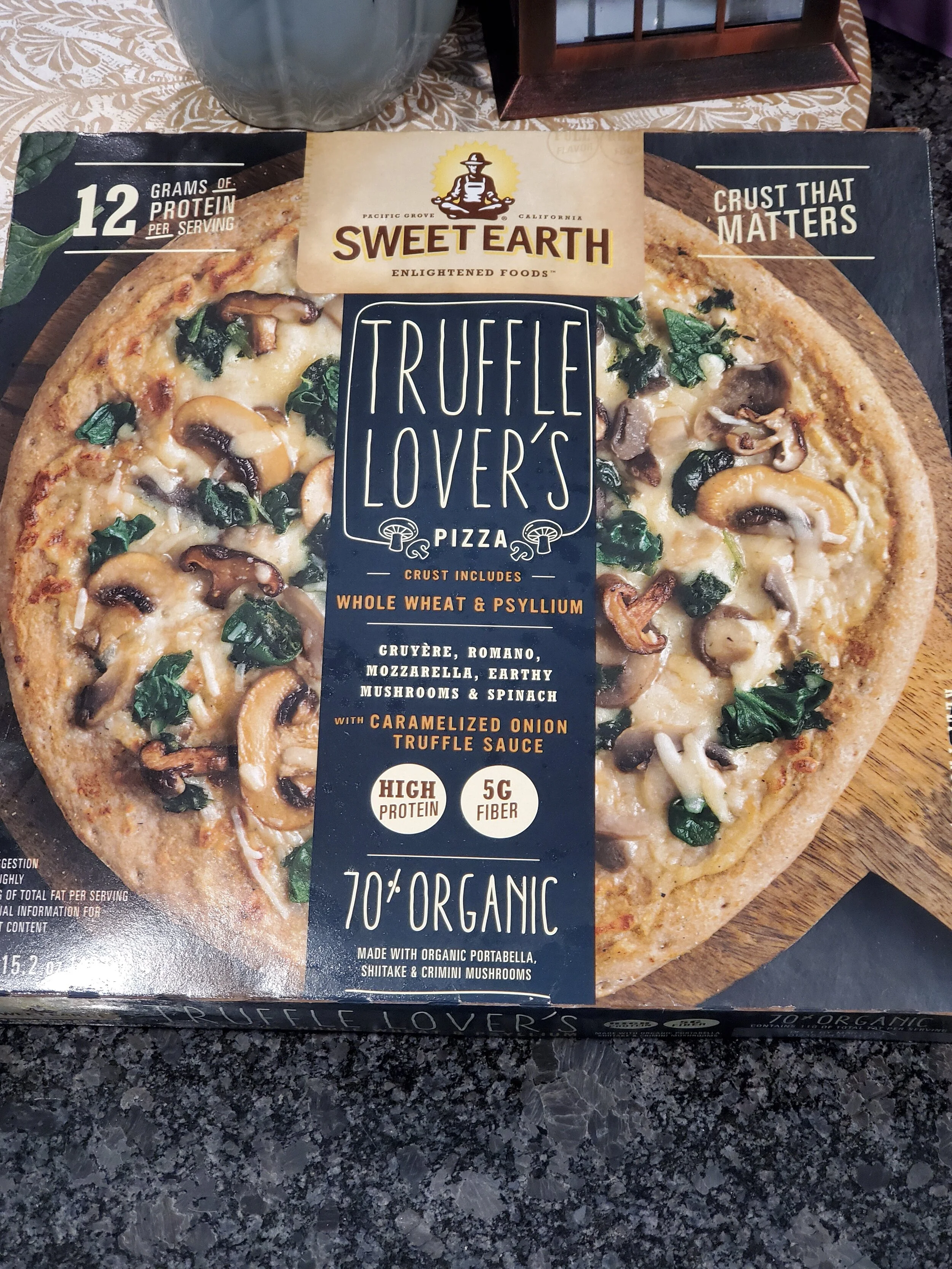 Sweet Earth Truffle Lover’s Pizza Review — Consciously Katelyn