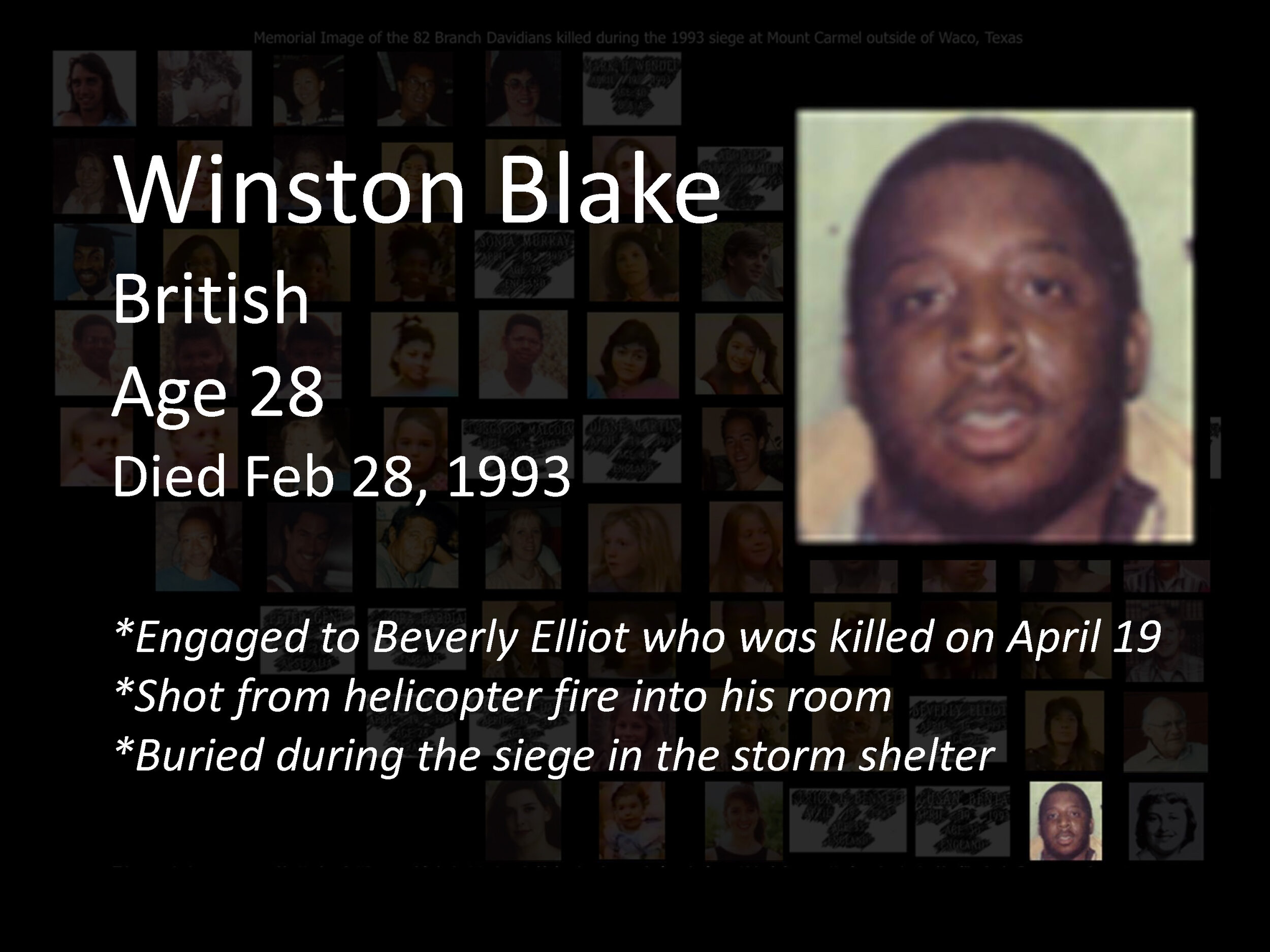 Memorial — David Thibodeau | Waco: A Survivor's Story | Waco Survivors