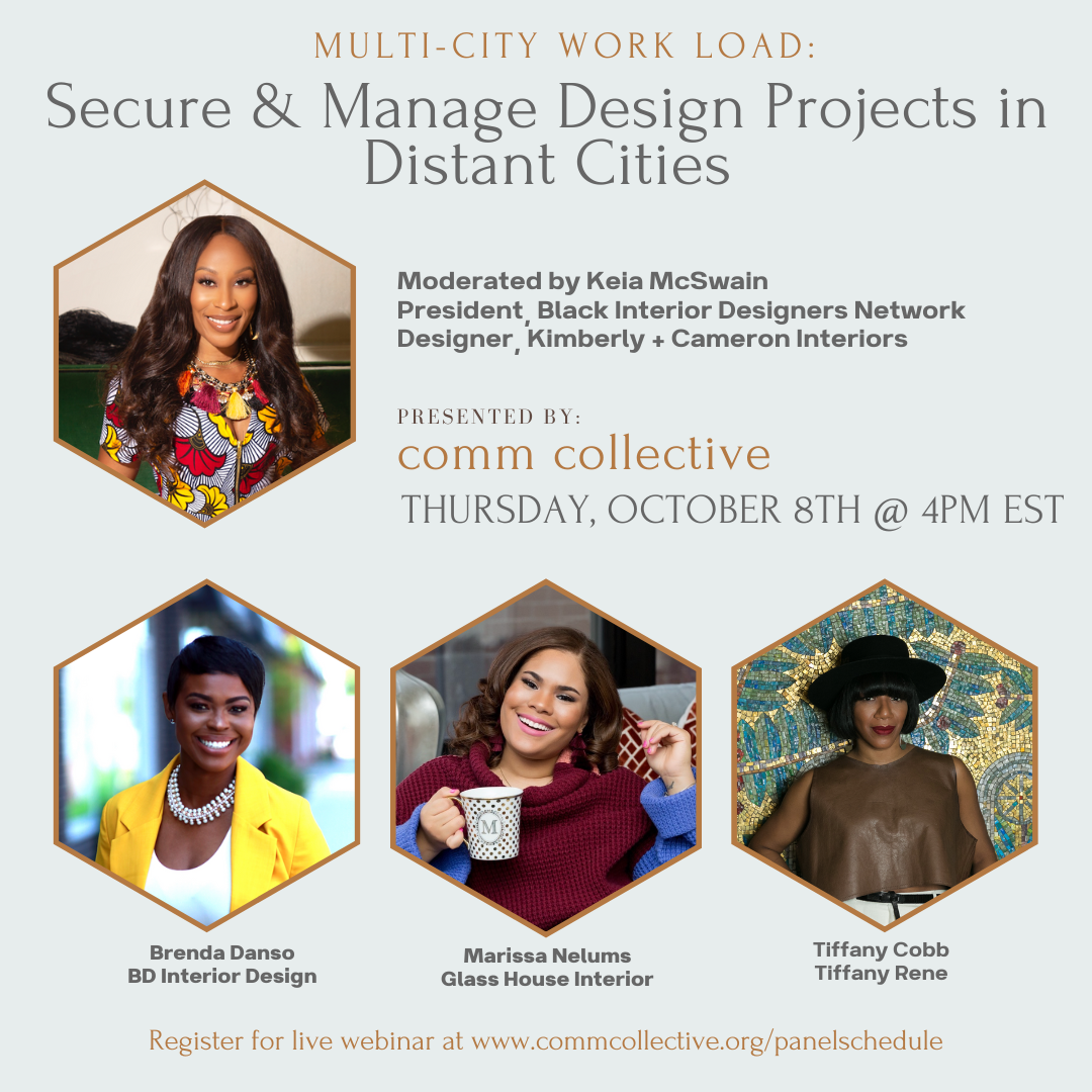 panel schedule — comm collective