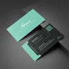 Futuristic new Triquestra Business Cards — Mata for Design
