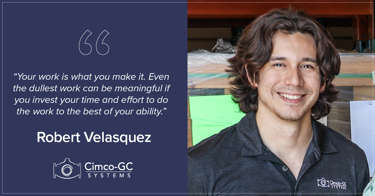 Staff Profile: Robert Velasquez — Cimco-GC Systems