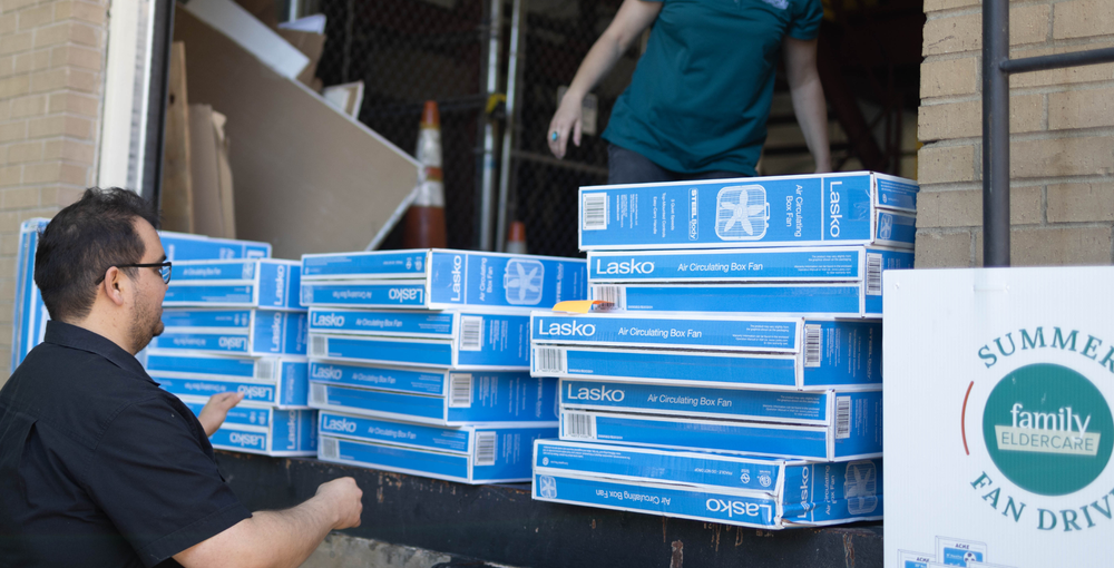 Family Eldercare Summer Fan Drive