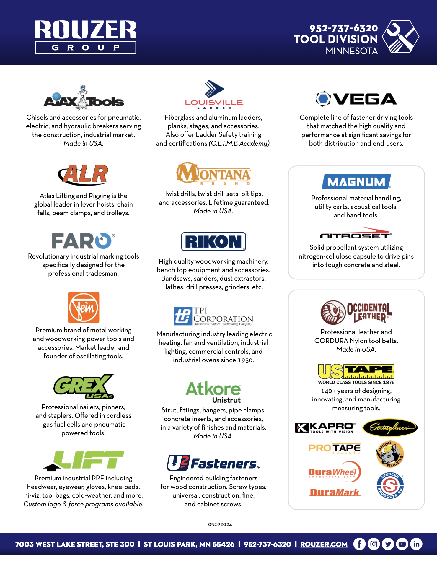 Line and Team Cards — Rouzer Group