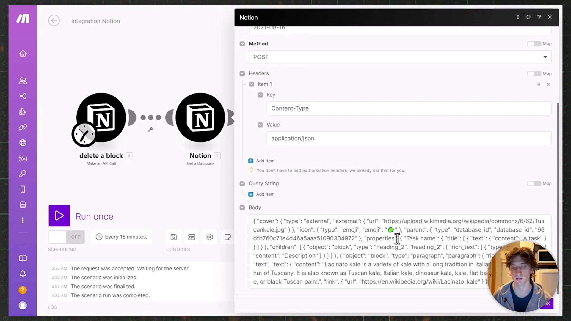 How To Make Custom Api Calls With Notion And Other Apps In Make
