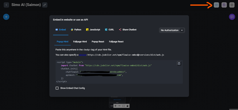 How to build an AI chatbot with no code - Flowise AI