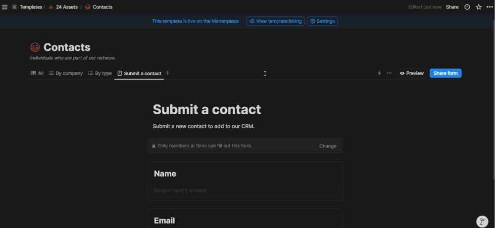 How to create Forms in Notion - Notion Forms overview