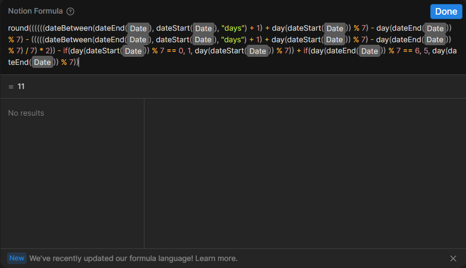 Notion Formulas 2.0: A Concise Overview